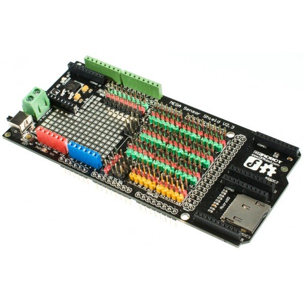 Mega IO Expansion Shield V2.3 For Arduino Mega - Physical Computing Lab