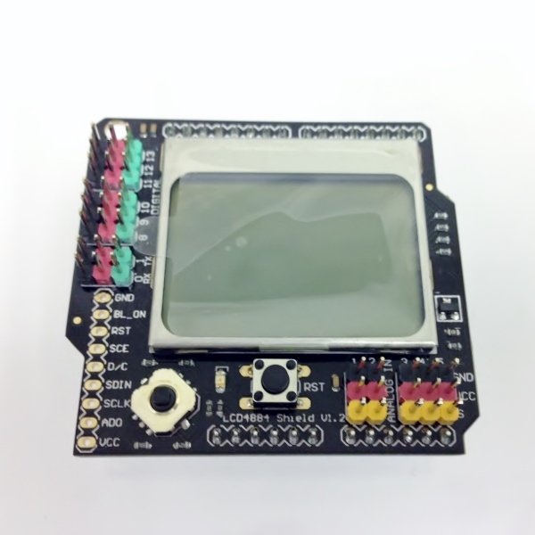 Graphic LCD4884 Shield For Arduino - Physical Computing Lab